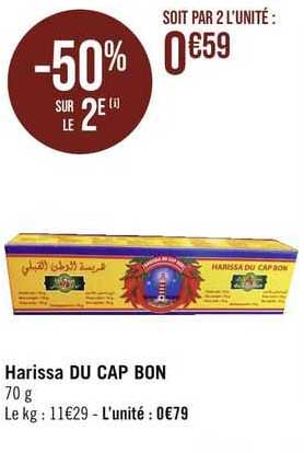 Promo Harissa Du Cap Bon chez Géant Casino - iCatalogue.fr