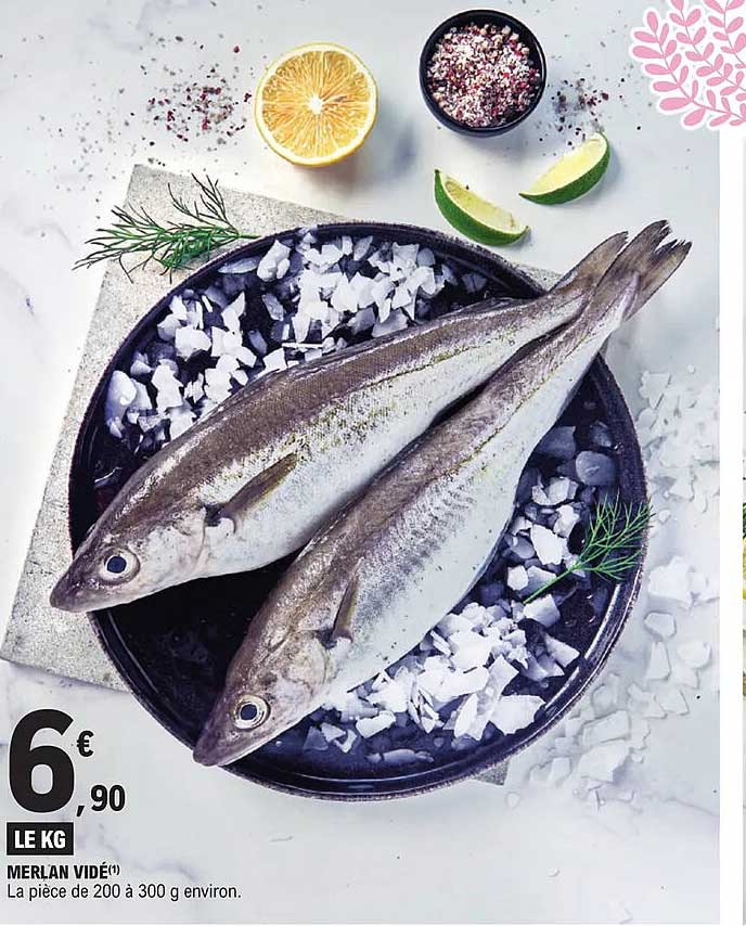 Promo Merlan Vidé chez E.Leclerc - iCatalogue.fr