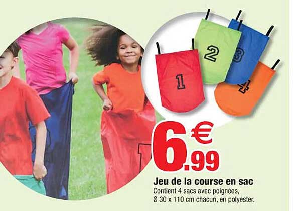 Promo Jeu De La Course En Sac chez Bazarland - iCatalogue.fr