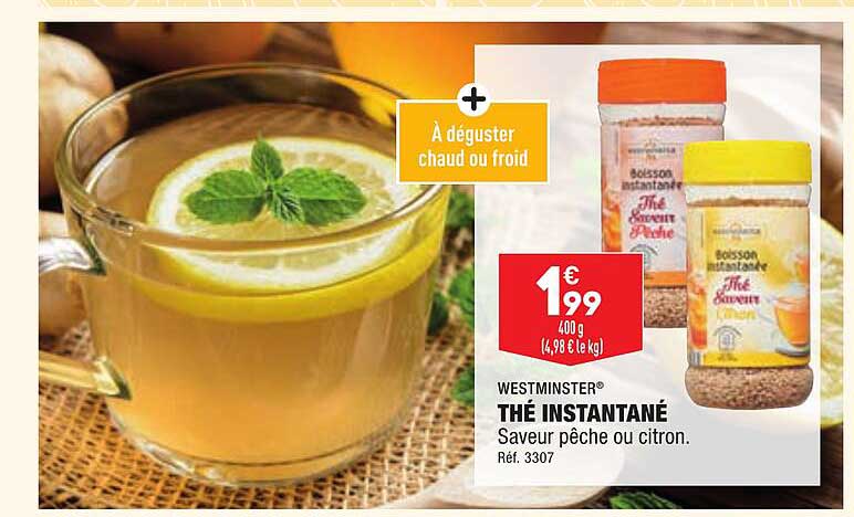 Promo Thé Instantané Westminster chez Aldi - iCatalogue.fr