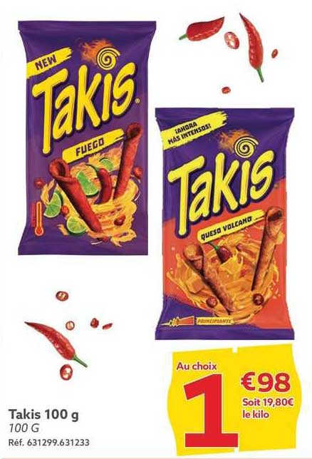 Promo Takis 100 G chez GiFi - iCatalogue.fr