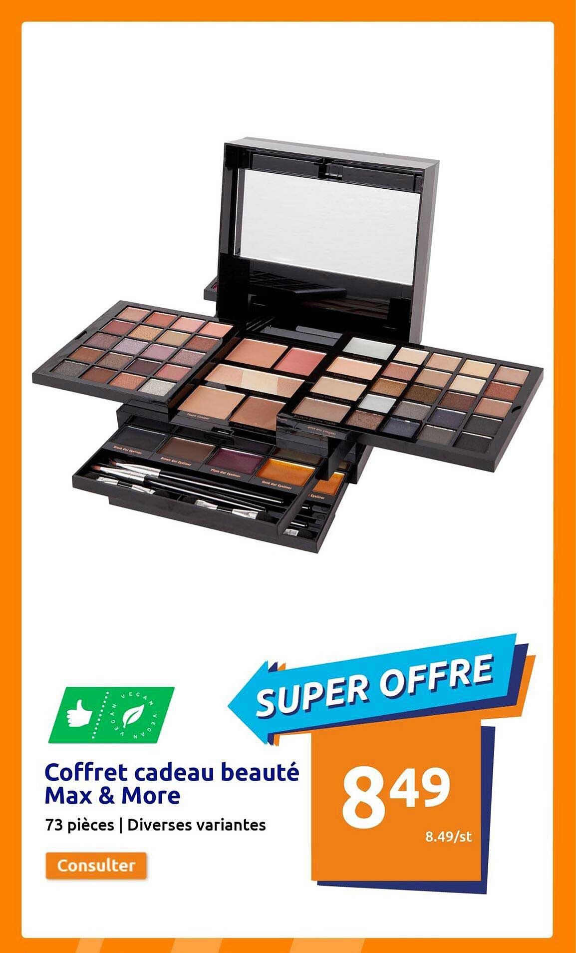 Promo Coffret Cadeau Beauté Max & More chez Action - iCatalogue.fr Promo Coffret Cadeau Beauté Max & More chez Action - iCatalogue.fr