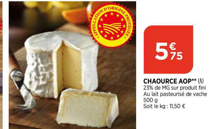 Promo Chaource Aop chez Atac - iCatalogue.fr