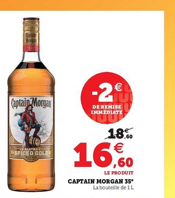 Promo Captain Morgan 35° chez U Express - iCatalogue.fr