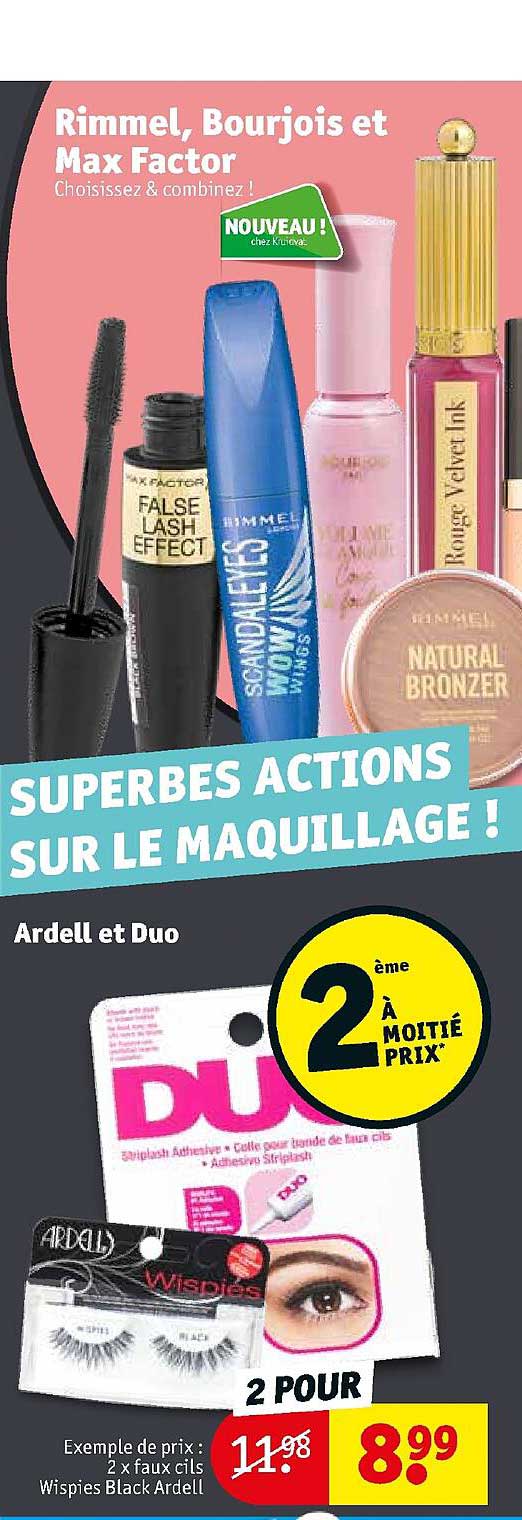 Promo Rimmel, Bourjois Et Max Factor chez Kruidvat - iCatalogue.fr