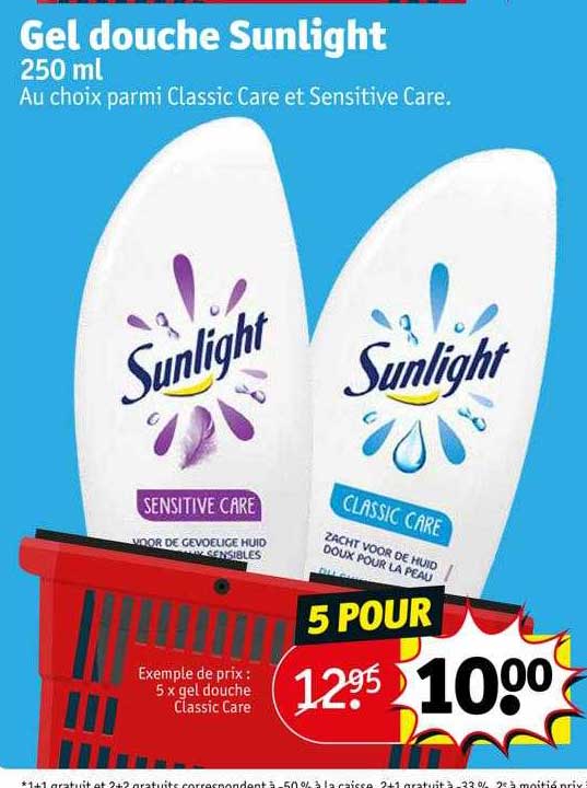 Promo Gel Douche Sunlight chez Kruidvat - iCatalogue.fr