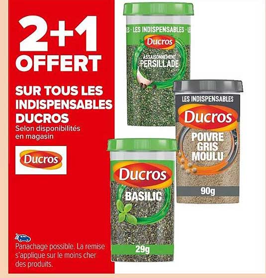 Promo Indispensables Ducros chez Carrefour Market - iCatalogue.fr