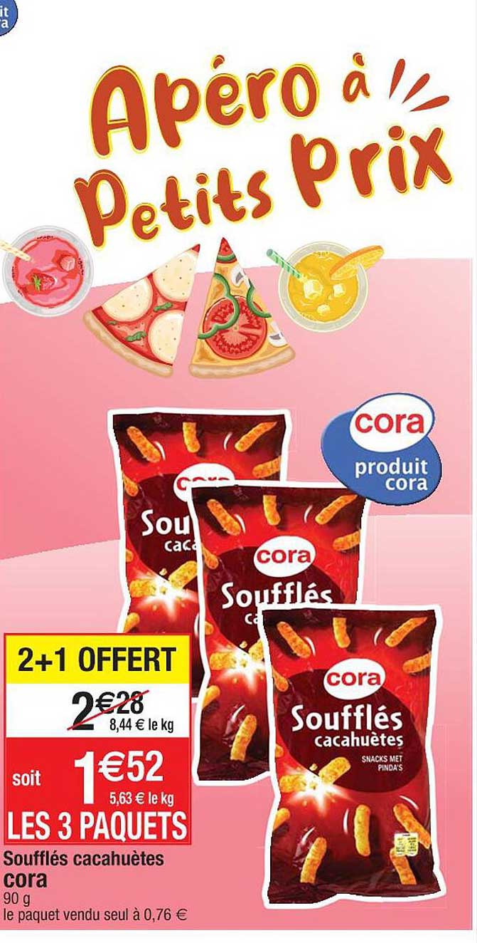 Promo Soufflés Cacahuètes Cora chez Cora - iCatalogue.fr