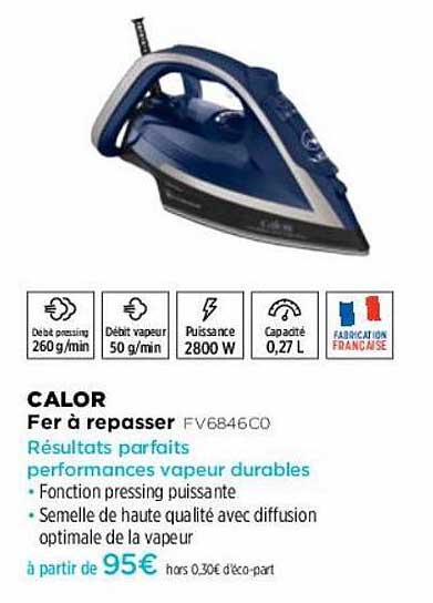 Promo Fer à Repasser Calor chez Pulsat - iCatalogue.fr
