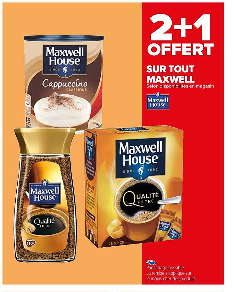 Promo Maxwell House chez Carrefour - iCatalogue.fr