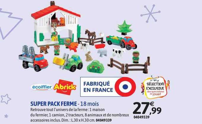 Promo Super Pack Ferme chez JouéClub - iCatalogue.fr