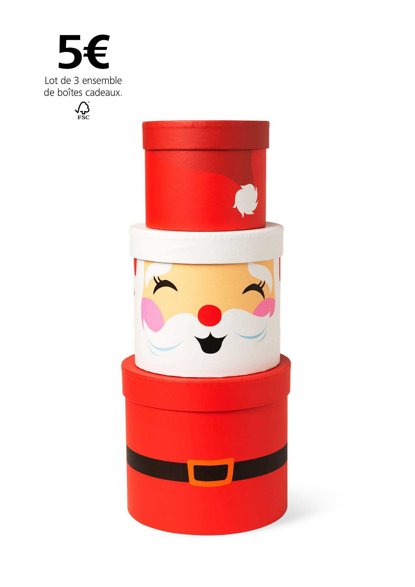 Promo Lot 3 Ensemble De Boîtes Cadeaux chez Flying Tiger - iCatalogue.fr