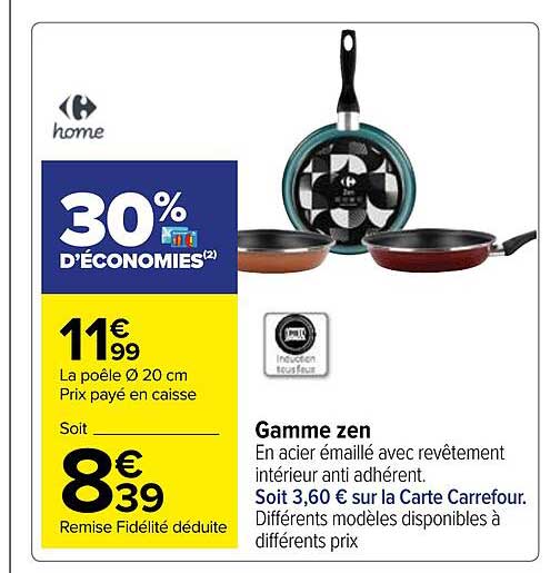Promo Gamme Zen Carrefour Home chez Carrefour - iCatalogue.fr