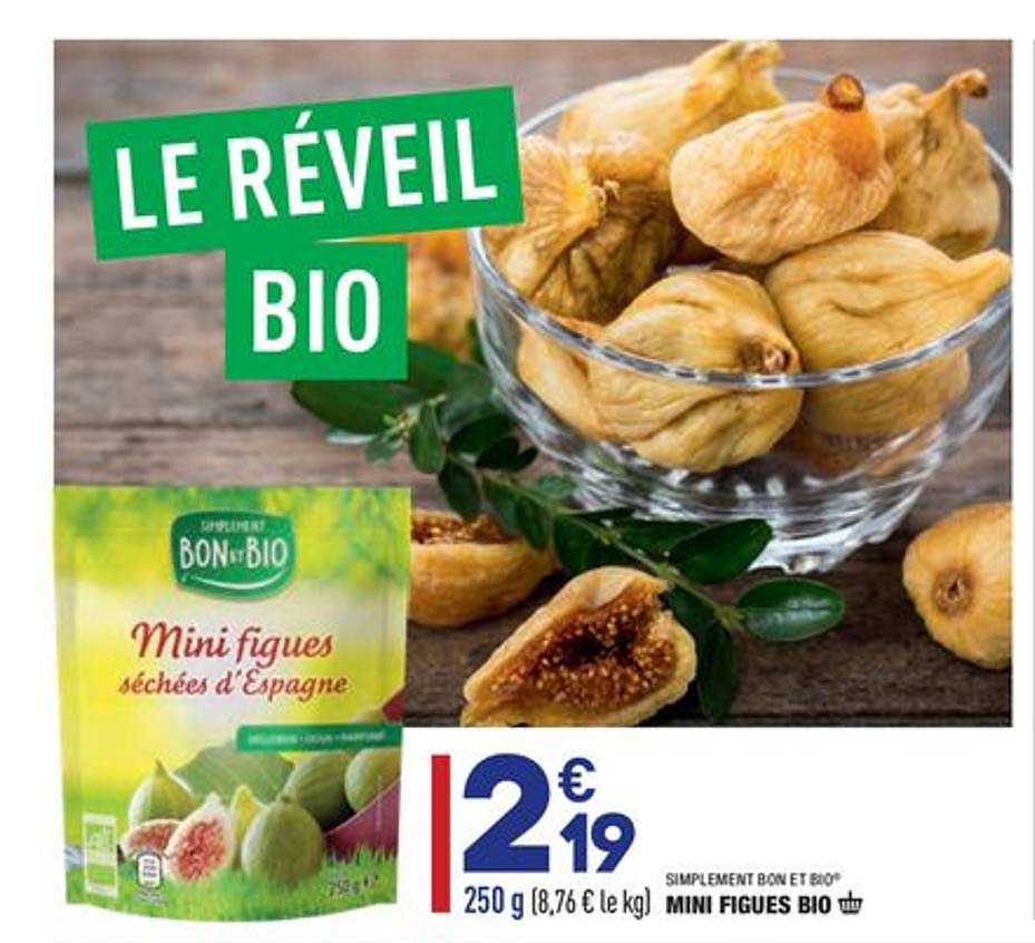 Promo Mini Figues Bio Simplement Bon Et Bio chez Aldi - iCatalogue.fr