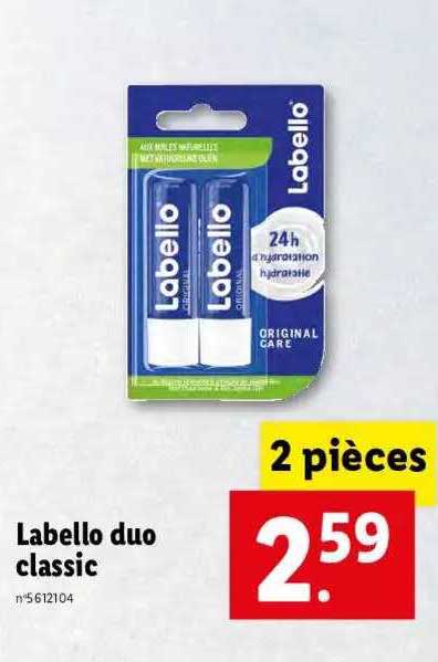 Promo Labello Duo Classic chez Lidl - iCatalogue.fr