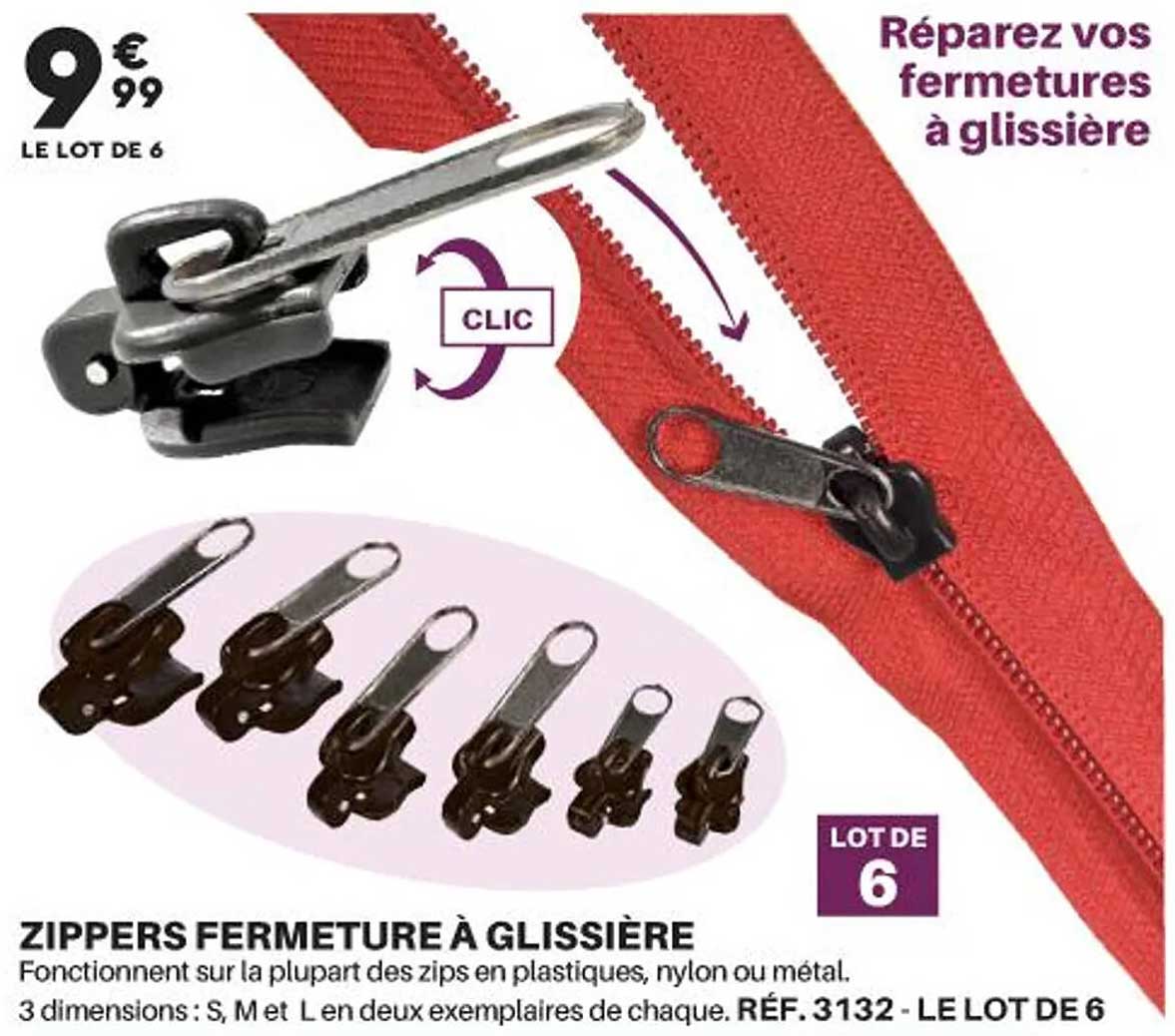 Promo Zippers Fermeture à Glissière chez Shopix - iCatalogue.fr
