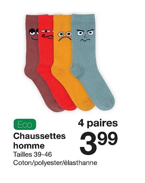 Promo Chaussettes Homme Chez Zeeman Icatalogue Fr