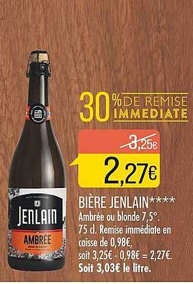 Promo Bière Triple "jenlain" chez E.Leclerc - iCatalogue.fr