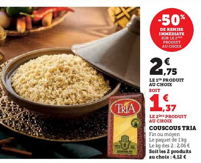 Promo Couscous Tria chez U Express - iCatalogue.fr