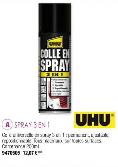 Promo Spray 3 En 1 Uhu chez Plein ciel - iCatalogue.fr