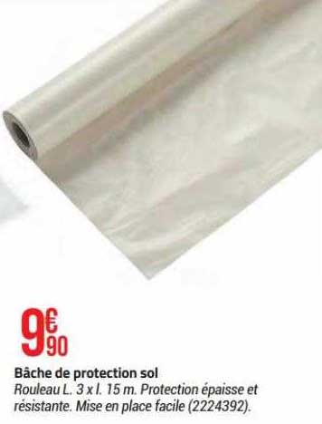 Promo Bâche De Protection Sol chez Bricorama - iCatalogue.fr