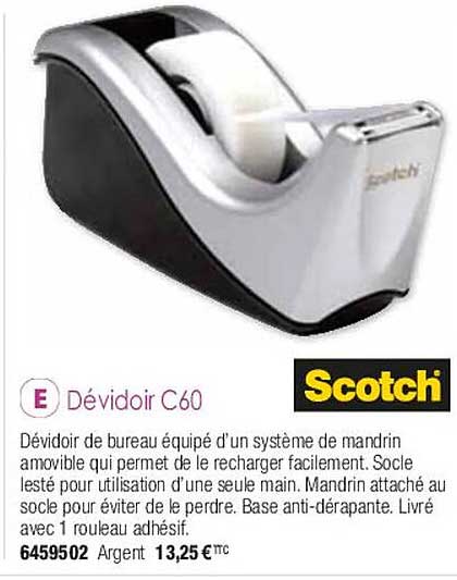 Promo Dévidoir C60 Scotch chez Plein ciel - iCatalogue.fr