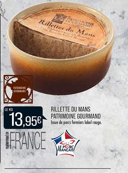 Promo Rillette Du Mans Patrimoine Gourmand chez Match - iCatalogue.fr
