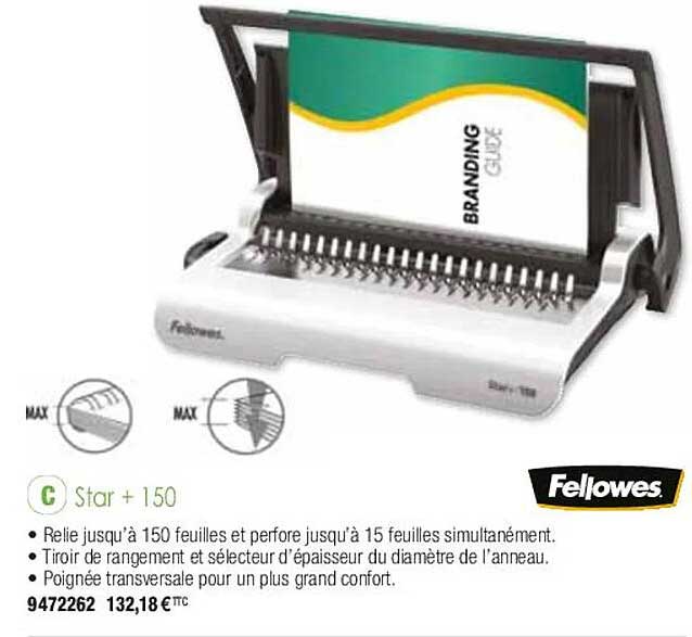 Promo Star + 150 Fellowes chez Plein ciel - iCatalogue.fr