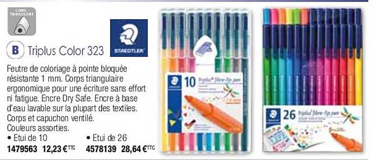 Promo Triplus Color 323 Staedtler chez Plein ciel - iCatalogue.fr