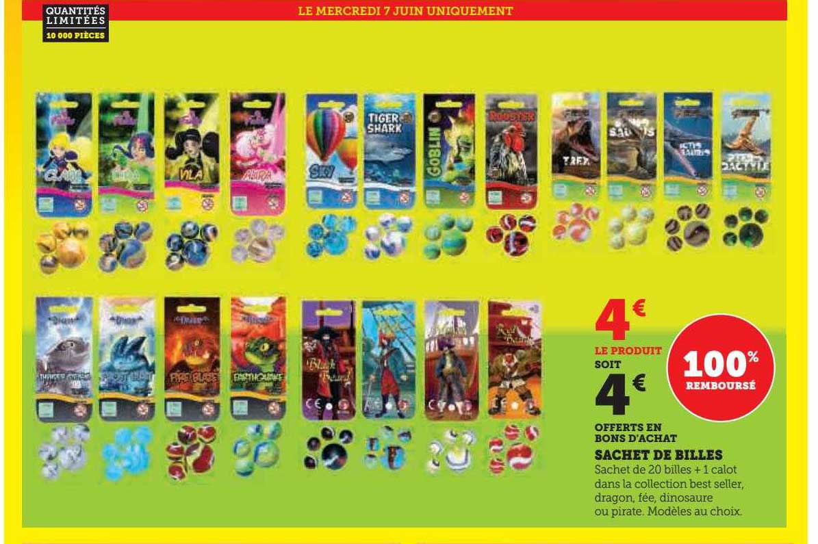 Promo Sachet De Billes chez Hyper U - iCatalogue.fr