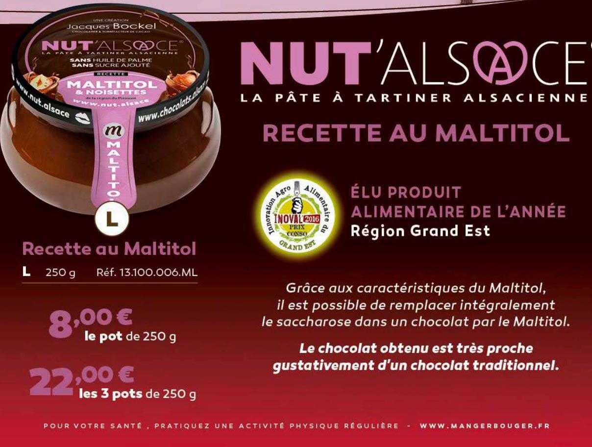 Promo Recette Au Maltitol chez Jacques Bockel - iCatalogue.fr