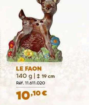 Promo Le Faon chez Jacques Bockel - iCatalogue.fr