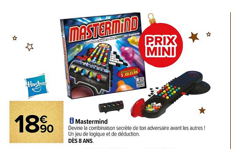 Promo Mastermind Hasbro chez Carrefour - iCatalogue.fr
