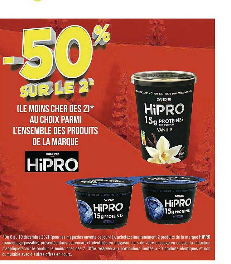 Promo L'ensemble Des Produits De La Marque Danone Hipro chez Casino ...