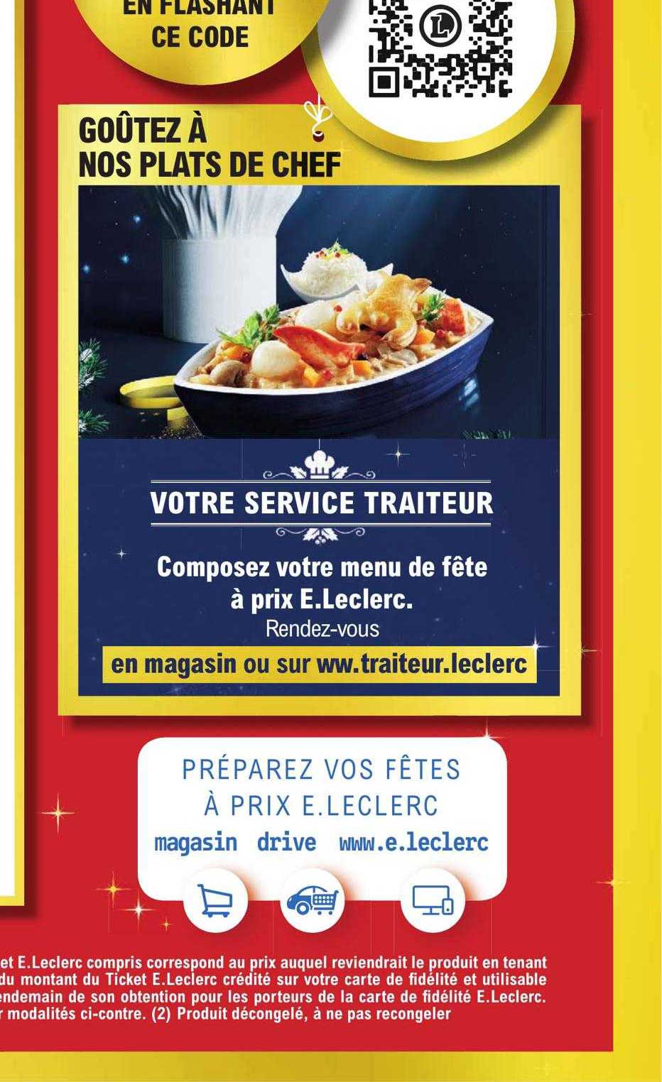 Promo Plats Du Chef chez E.Leclerc - iCatalogue.fr