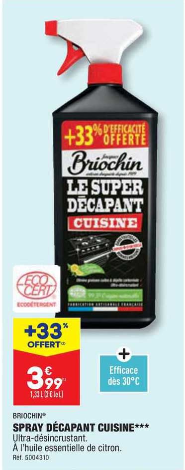 Promo Spray Décapant Cuisine Briochin chez Aldi - iCatalogue.fr
