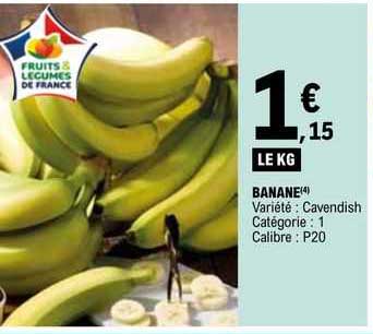 Promo Banane chez E.Leclerc - iCatalogue.fr