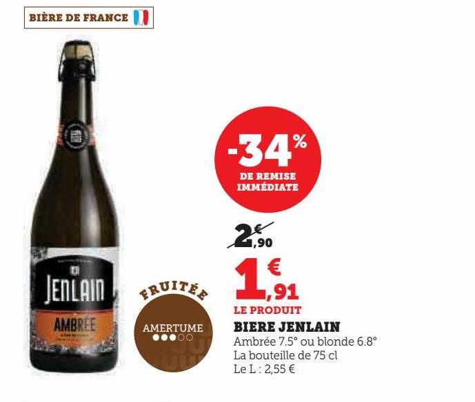 Promo Bière Jenlain chez U Express - iCatalogue.fr