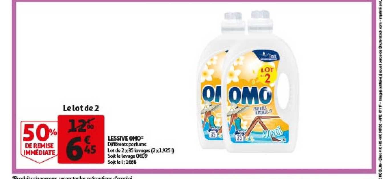 Promo Lessive Omo chez Auchan Direct - iCatalogue.fr