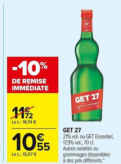 Promo Get 27 chez Carrefour Market - iCatalogue.fr