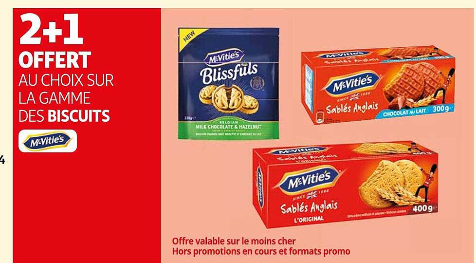Promo La Gamme Des Biscuits McVitie's chez Auchan - iCatalogue.fr