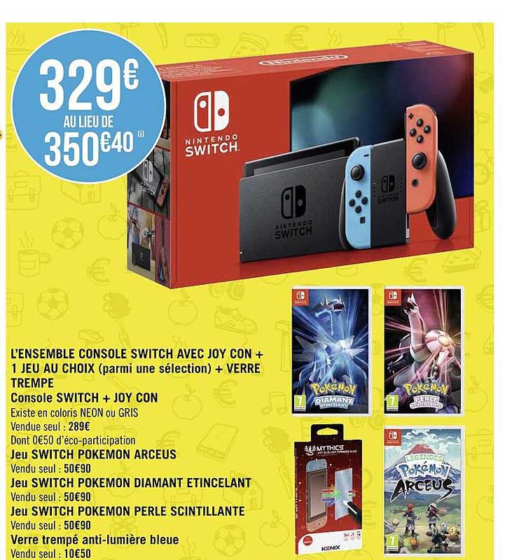 Offre Nintendo Switch chez Carrefour Market
