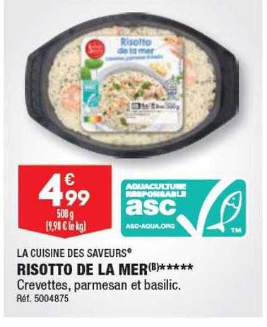 Promo Risotto De La Mer La Cuisine Des Saveurs chez Aldi - iCatalogue.fr