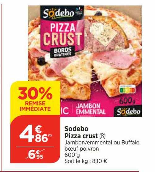 Promo Sodebo Pizza Crust chez Bi1 - iCatalogue.fr
