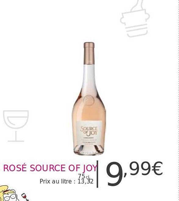 Promo Rosé Source Of Joy chez Le grand Panier Bio - iCatalogue.fr