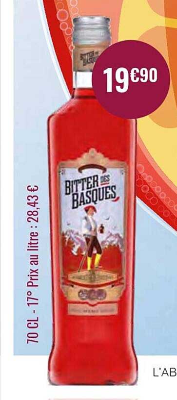 Promo Bitter Basques chez Nicolas - iCatalogue.fr