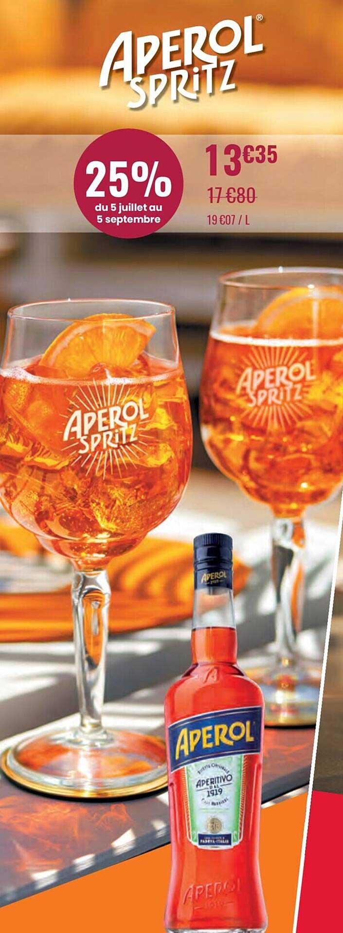 Promo Aperol Spritz chez Nicolas - iCatalogue.fr