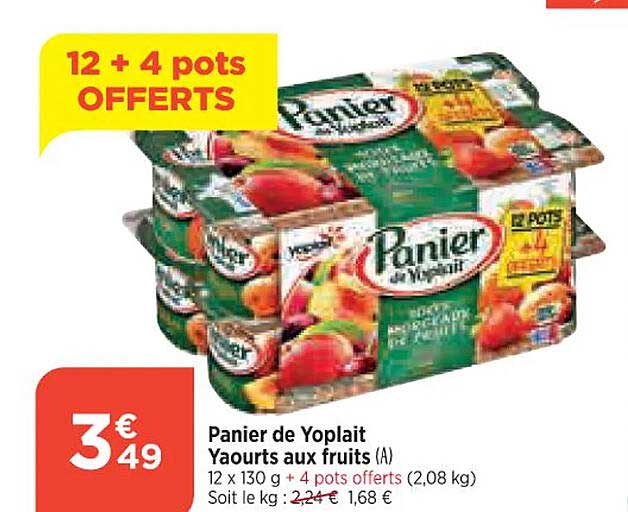 Promo Panier De Yoplait Yaourts Aux Fruits chez Maximarché - iCatalogue.fr