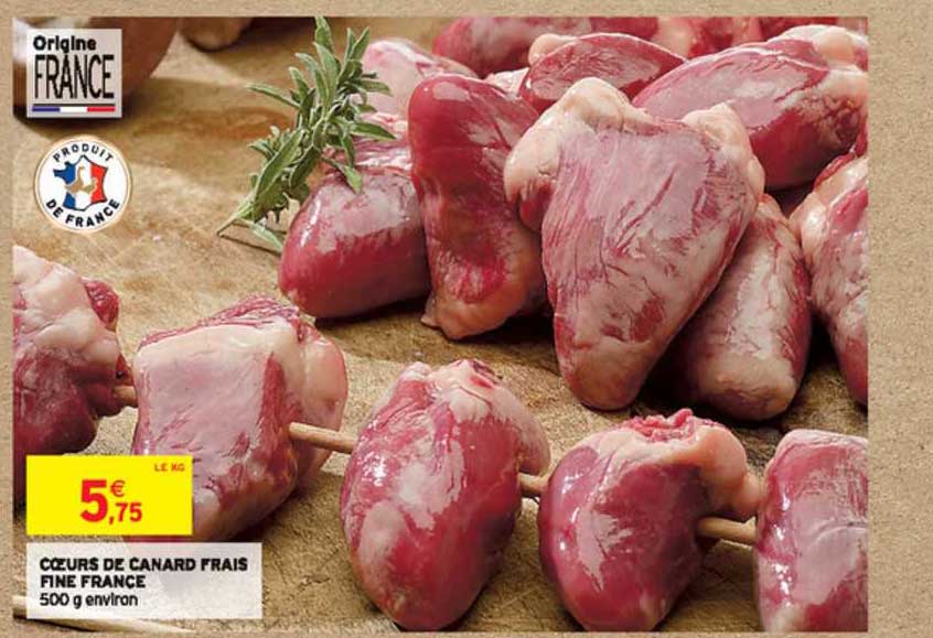 Promo Cœurs De Canard Frais Fine France chez Intermarché - iCatalogue.fr