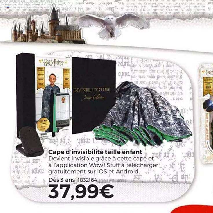 Promo Cape D'invisibilité Taille Enfant chez PicWicToys - iCatalogue.fr